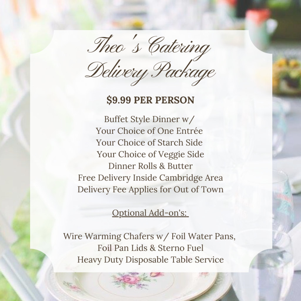 Delivery Package – Catering