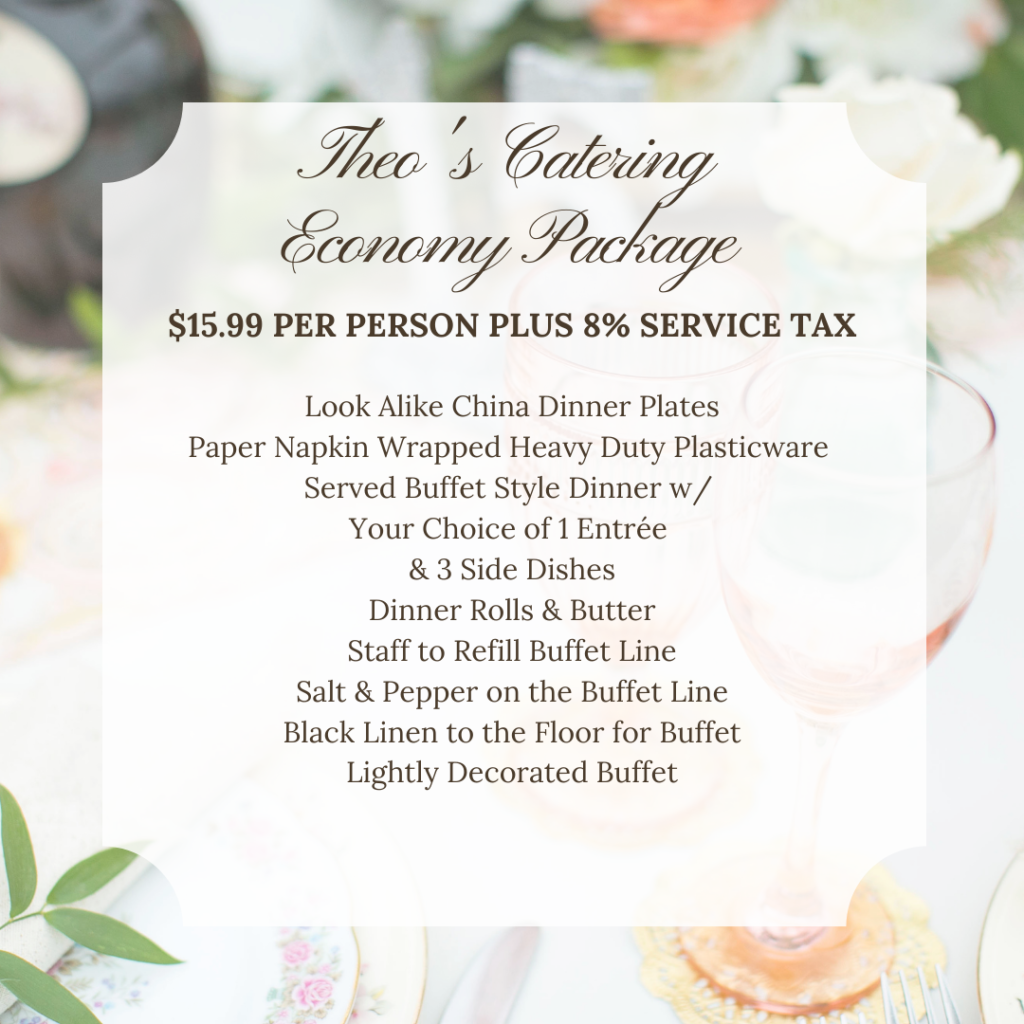 Economy Package – Catering